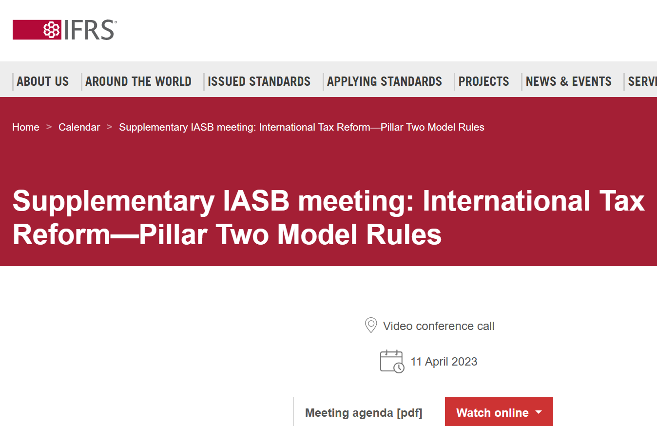 IASB Issues Staff Papers on Updated Pillar 2 Tax Accounting Proposals IASB Issues Staff Papers on Updated Pillar 2 Tax Accounting Proposals