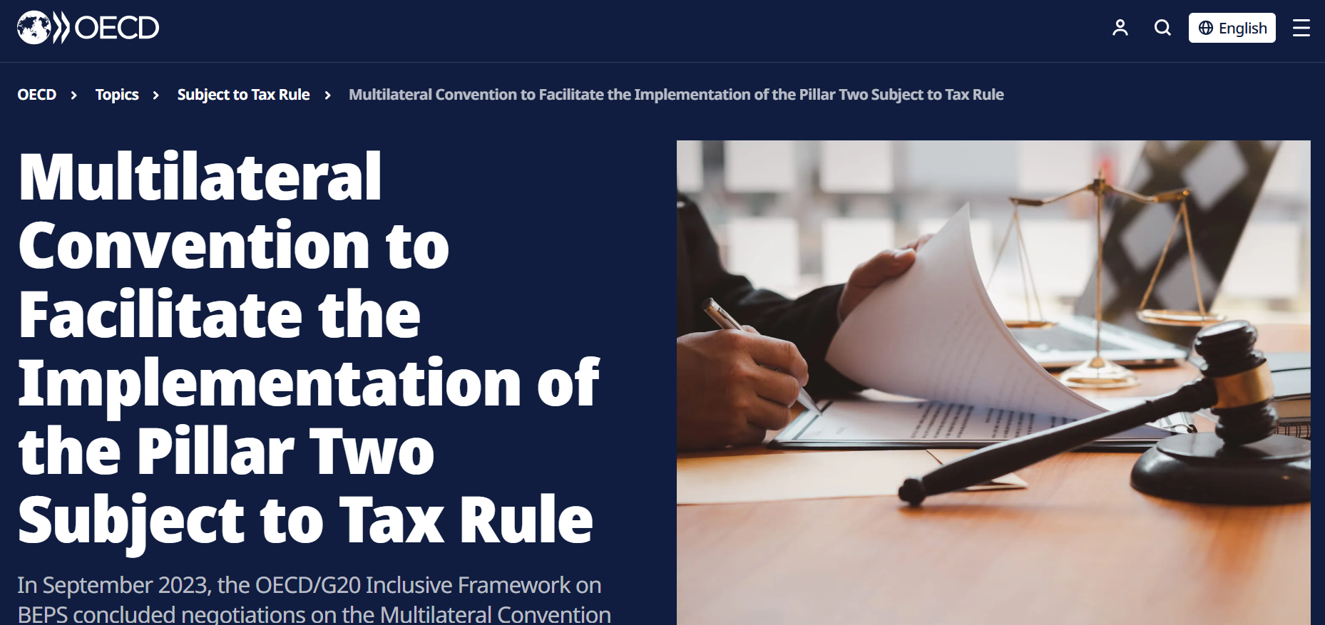 Pillar Two: STTR Implementation – oecdpillars.com Pillar Two: STTR Implementation – oecdpillars.com